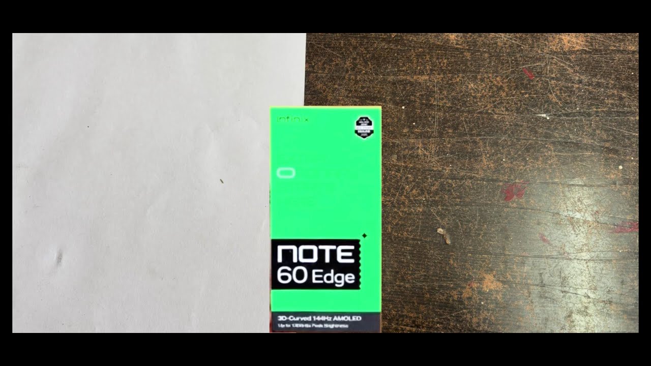 Infinix Note 60 Edge 5G Unboxing And quick Look - YouTube