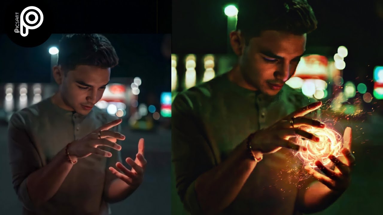 PicsArt Creative Glowing Hand Editing | EASIEST WAY TUTORIAL | New Editing Style(Thomas Tutorial ...