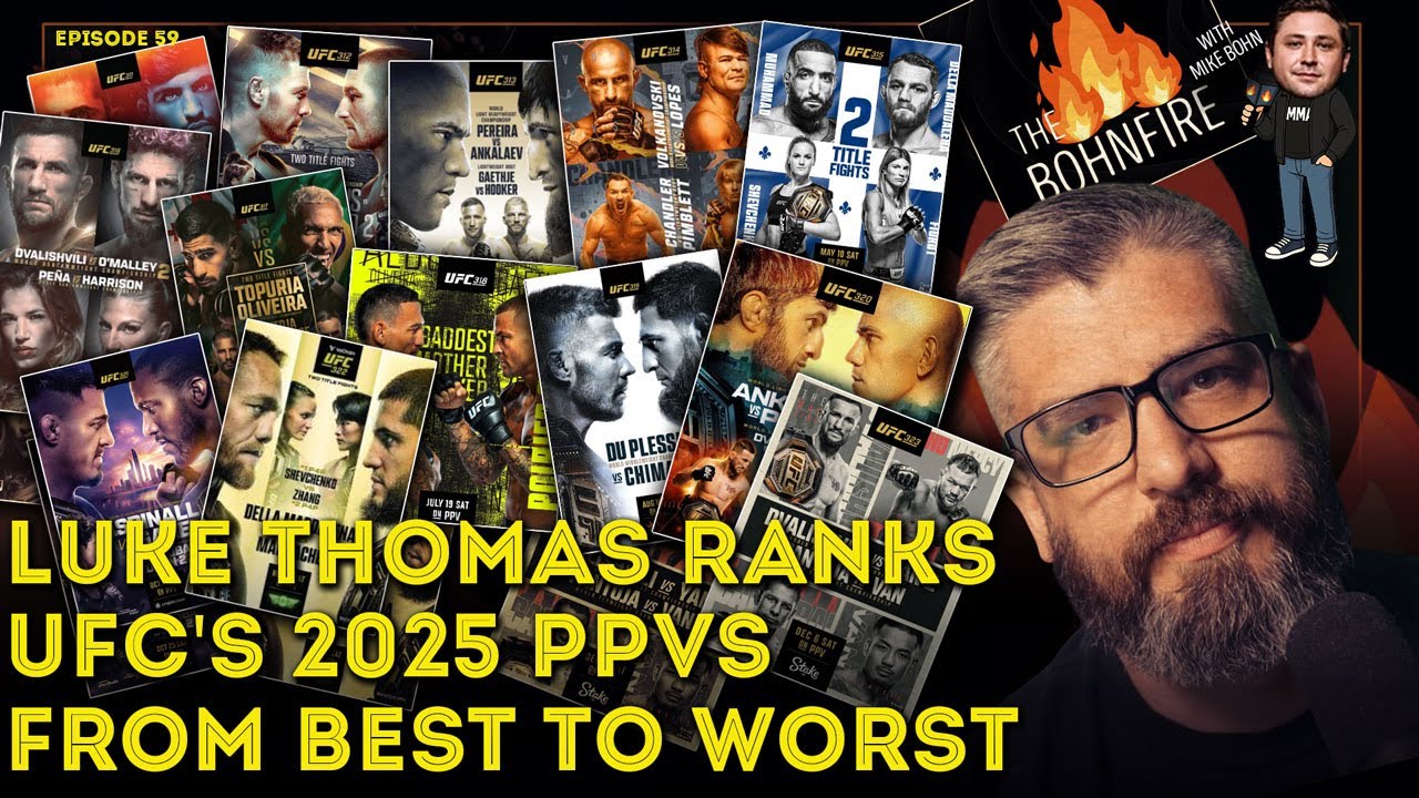 Video: Ranking the UFC's 2025 PPV main cards from best to worst