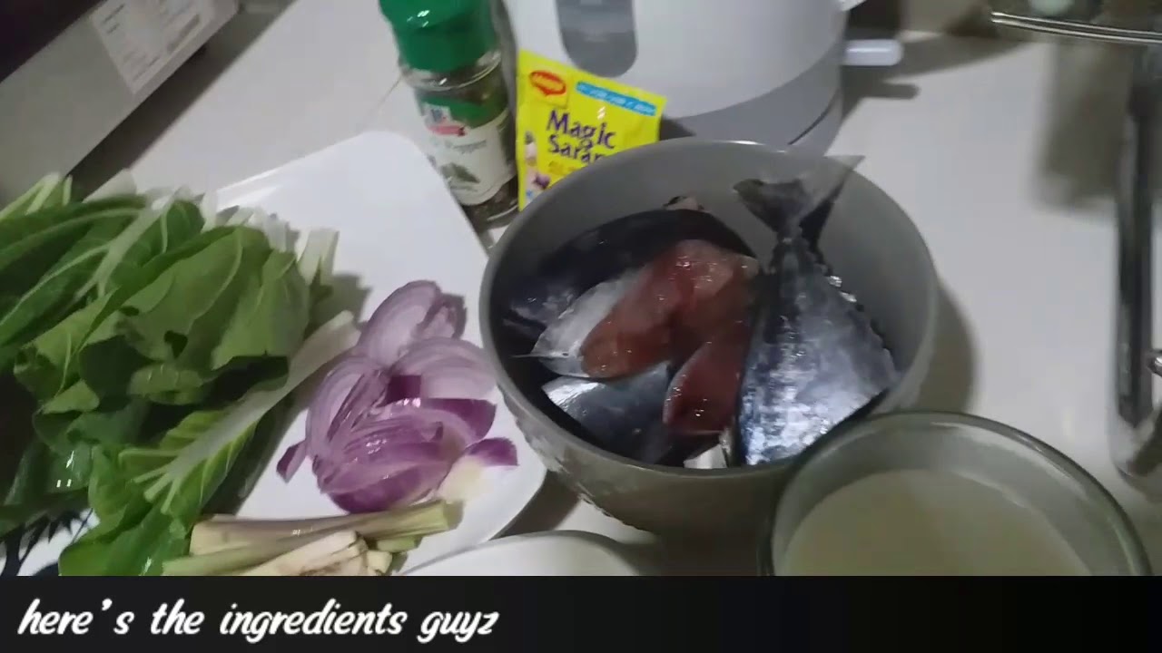 Ginataang tambacol fish/feat.lemon grass - YouTube