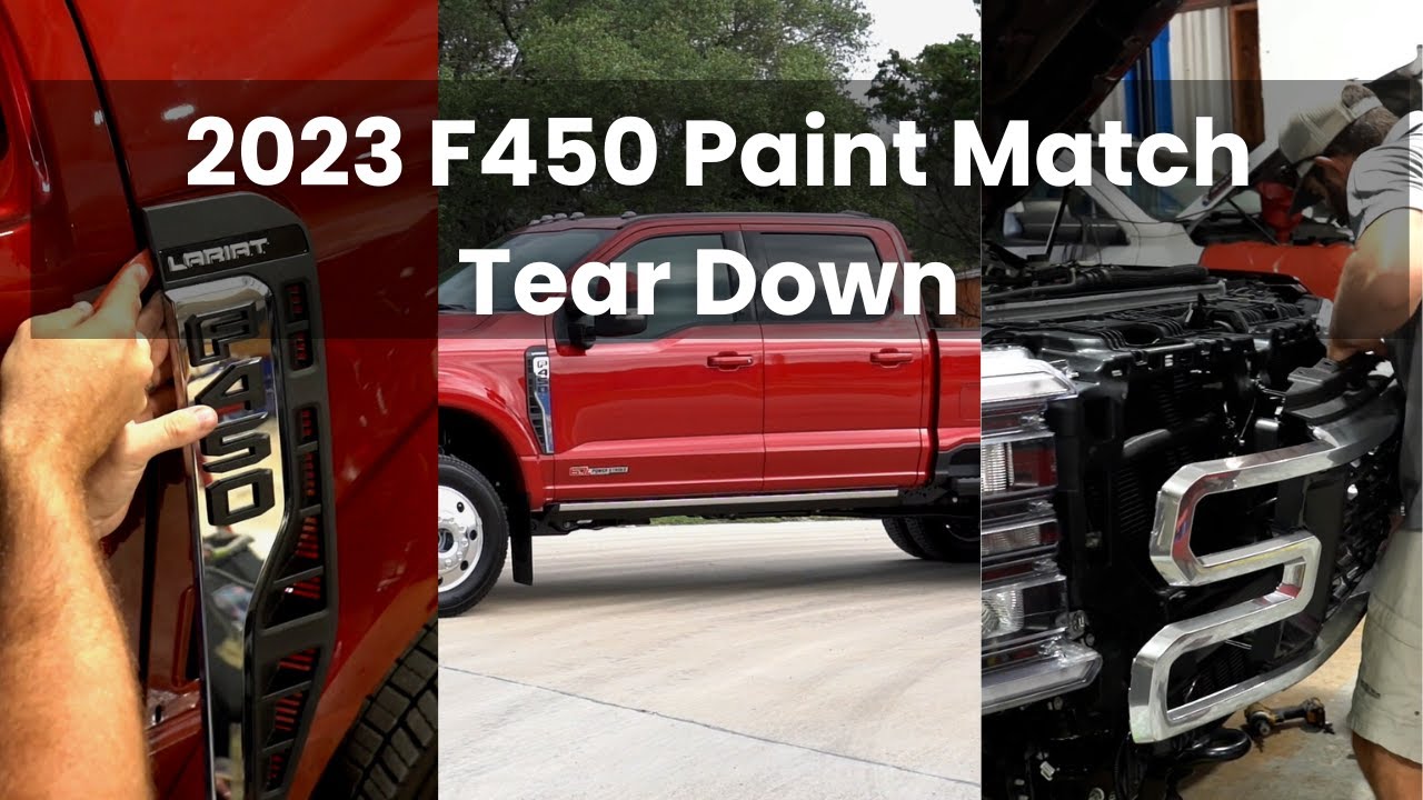 2023 F450 Teardown for Perfect Paint Match - YouTube