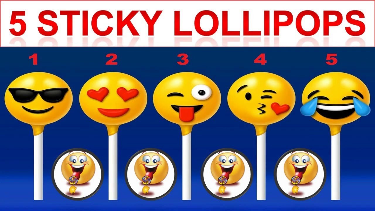 5 Sticky Lollipops - YouTube