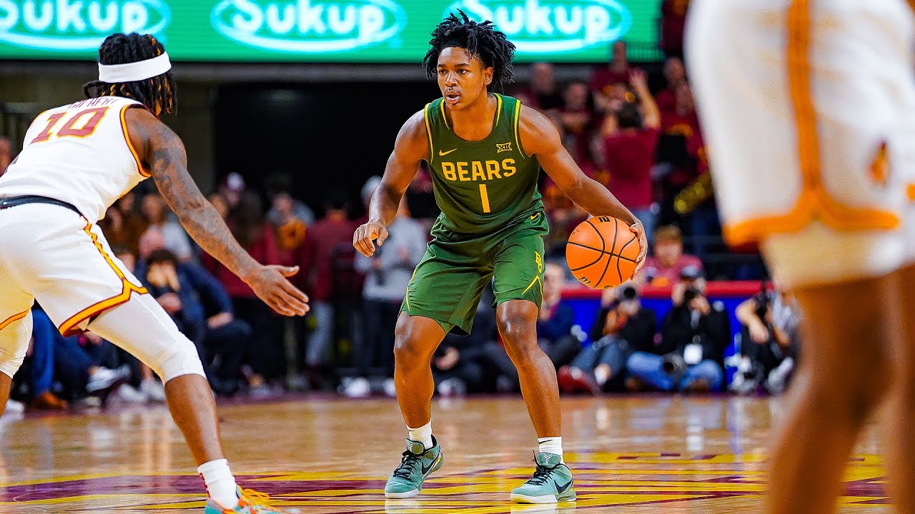 Baylor Basketball (M): Robert Wright III Highlights at Iowa State ...