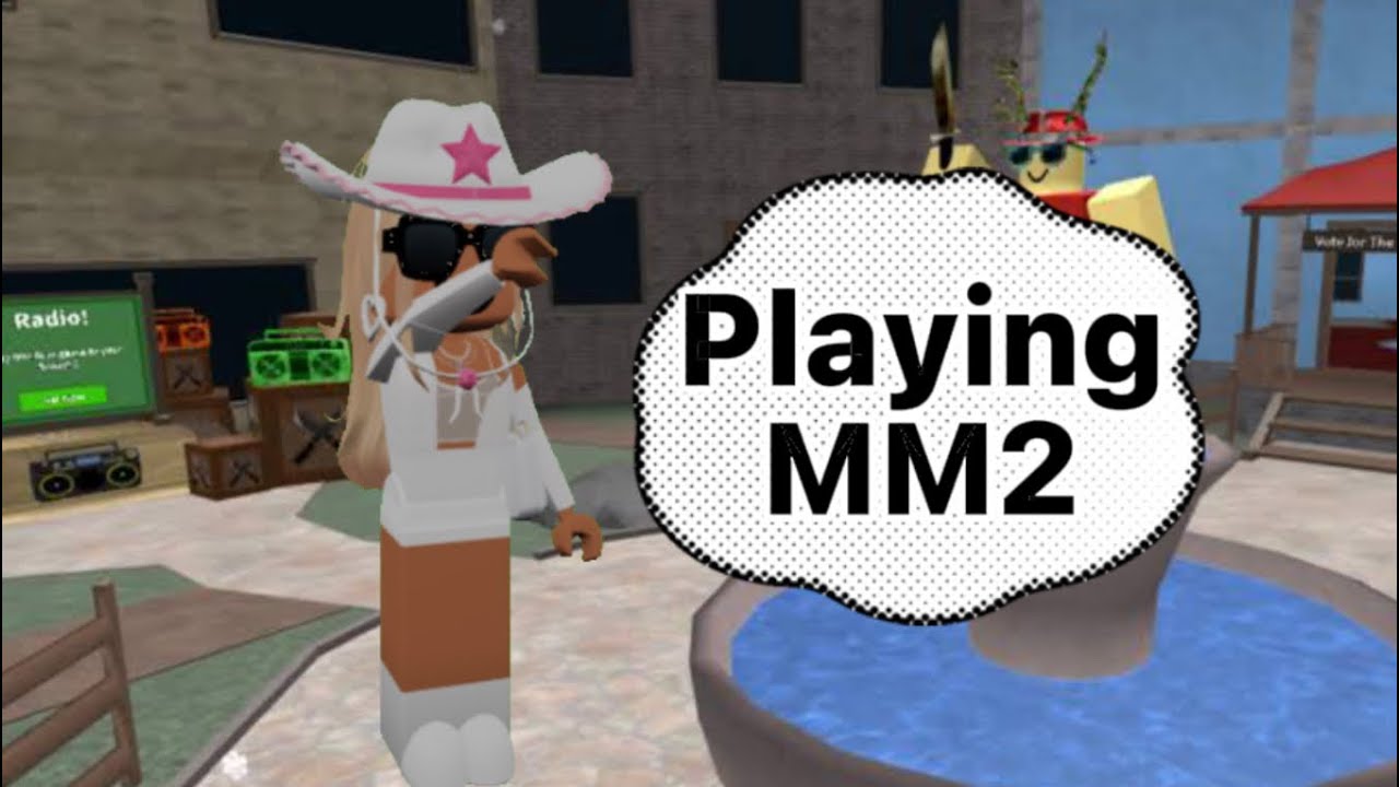 Playing mm2(my new intro hope u like it) - YouTube