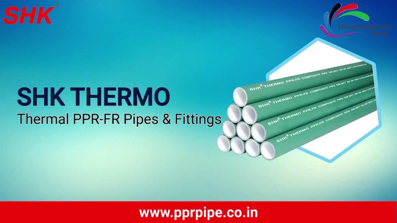 PPR Pipe, PPCH FR pipes and fittings - YouTube
