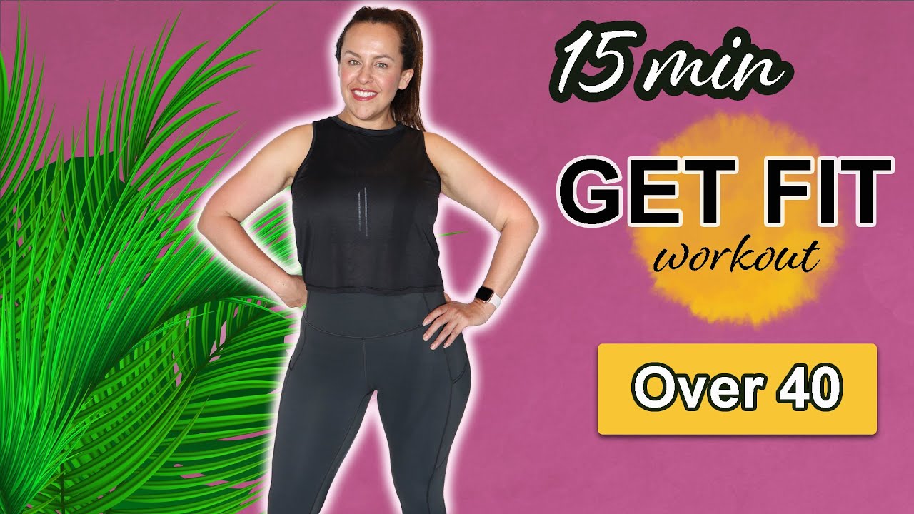 15 MIN GET FIT Workout / No equipment, No Noise / Women 40+ - YouTube