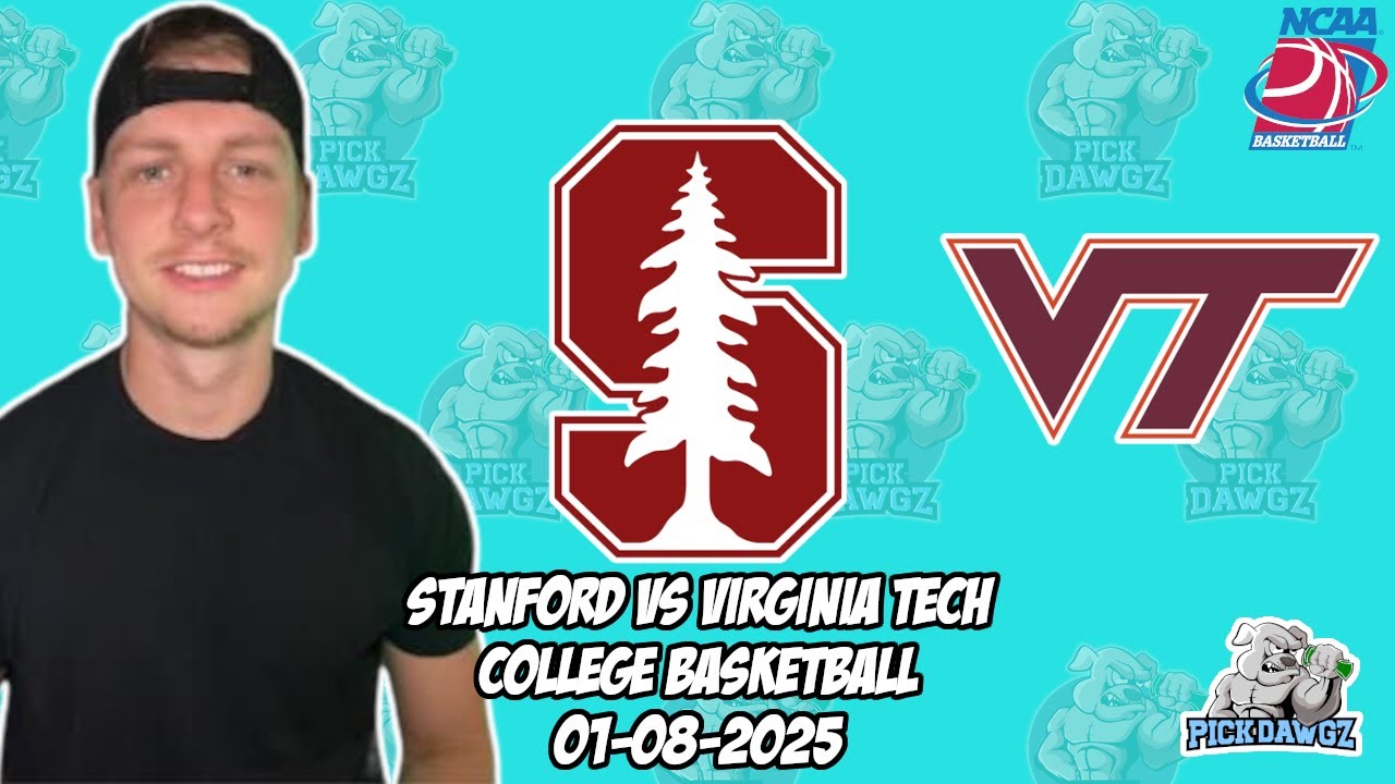 Stanford vs Virginia Tech 1/8/25 Free College Basketball Picks and ...