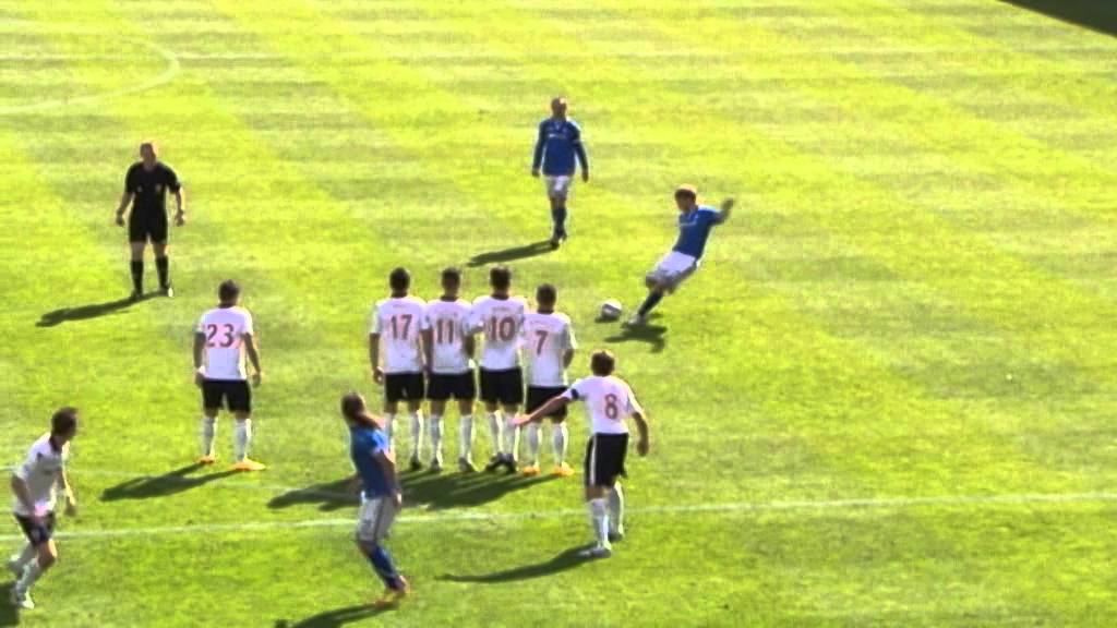 Brilliant curling free kick from David Wotherspoon, 17/08/2013 - YouTube