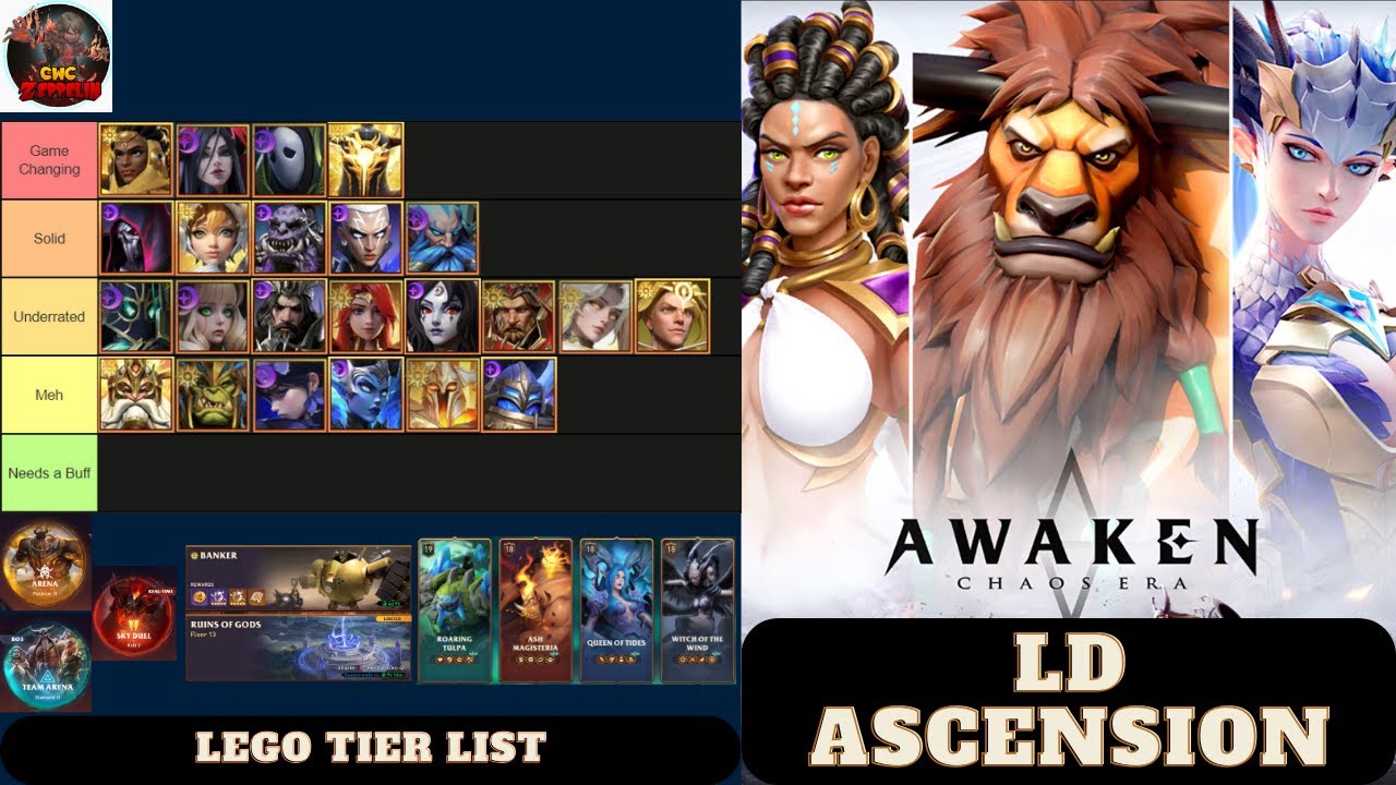Awaken: Chaos Era - Light/Dark Legendary Ascension (Tier List) - YouTube