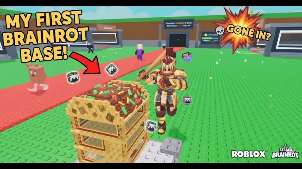 MY FIRST TIME STEALING A BRAINROT GOD! 💀 (Roblox Steal a Brainrot ...