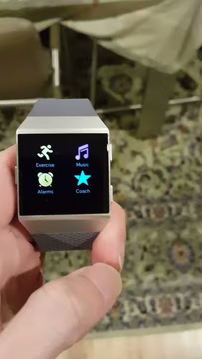 Fitbit ionic demo - YouTube
