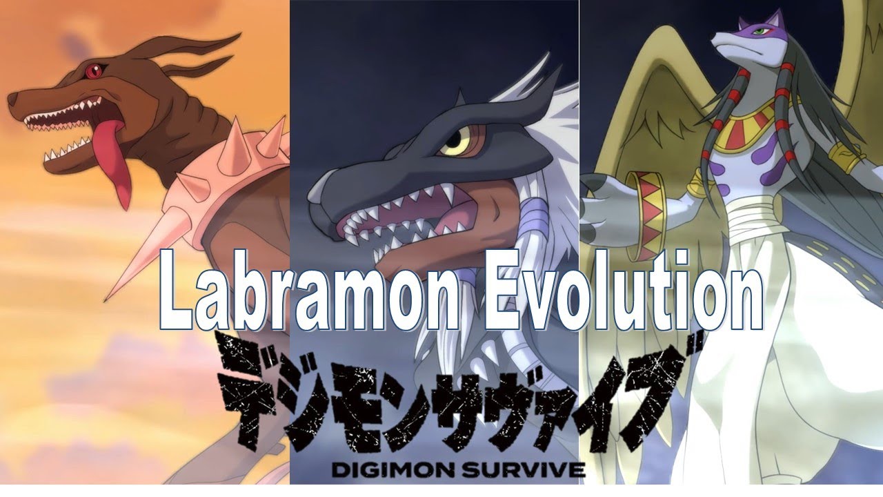 Digimon Survive-Labramon Evolution Cutscene & Battle #digimonsurvive # ...