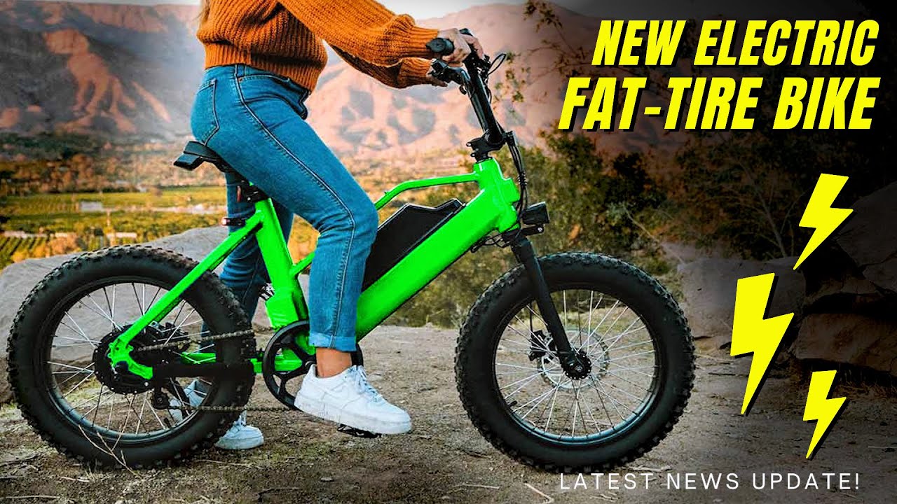 All-Electric Mini Bikes featuring Fat 20 x 4-inch Tires (Comparing ...