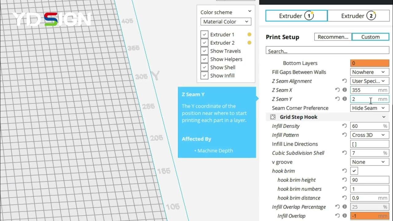 YD Slicer Software Tutorial——How to make Gcode file - YouTube