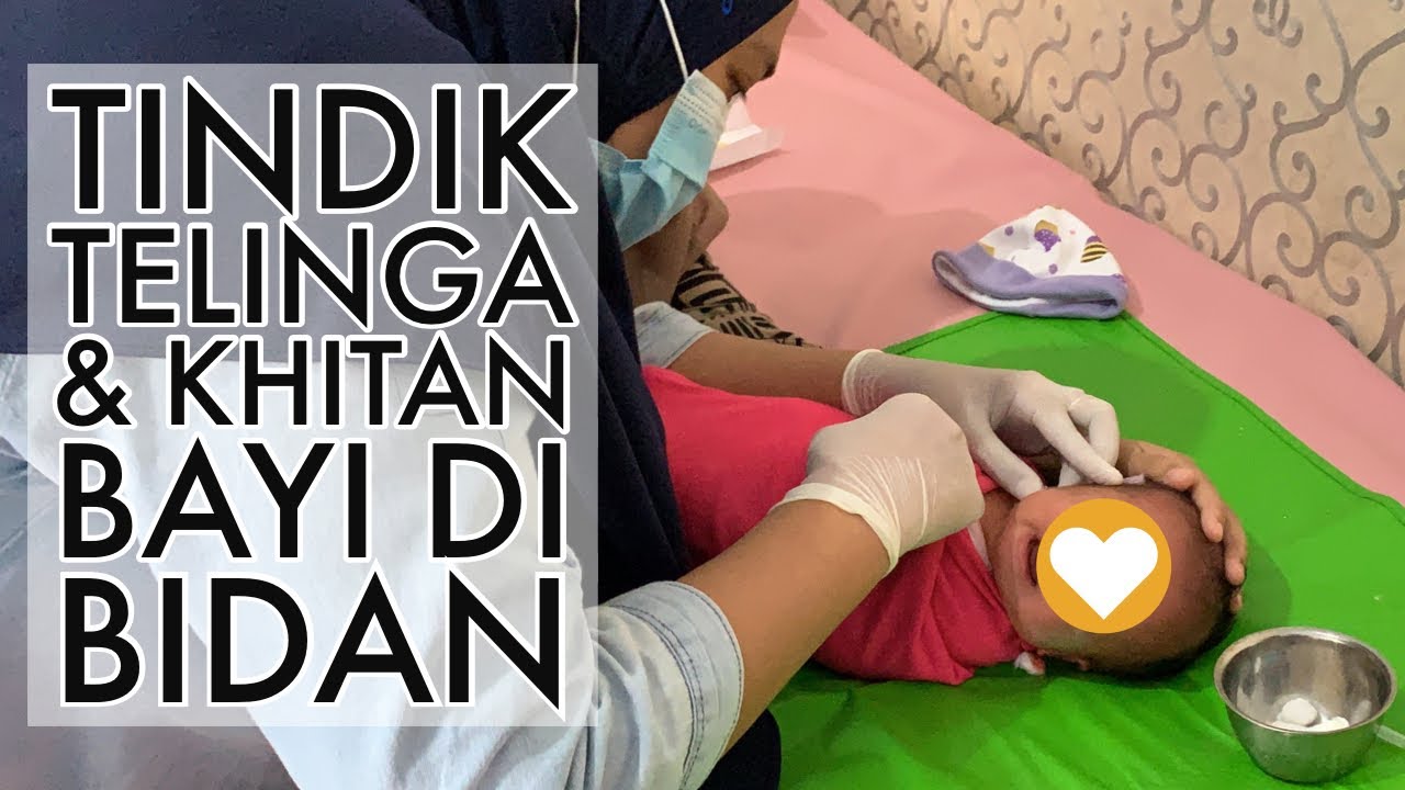 Tindik & Khitan Bayi Perempuan Di Bidan | Busui Vlog - YouTube