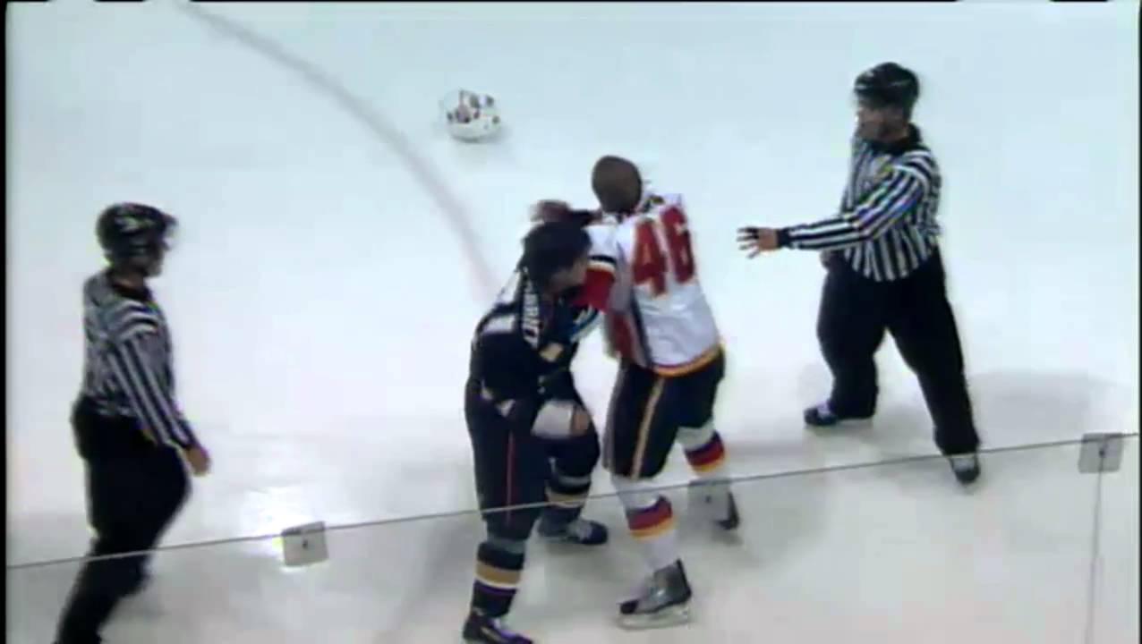 Jake Carrick vs. Carter Bancks Young Stars NHL rookie tournament 9/13 ...