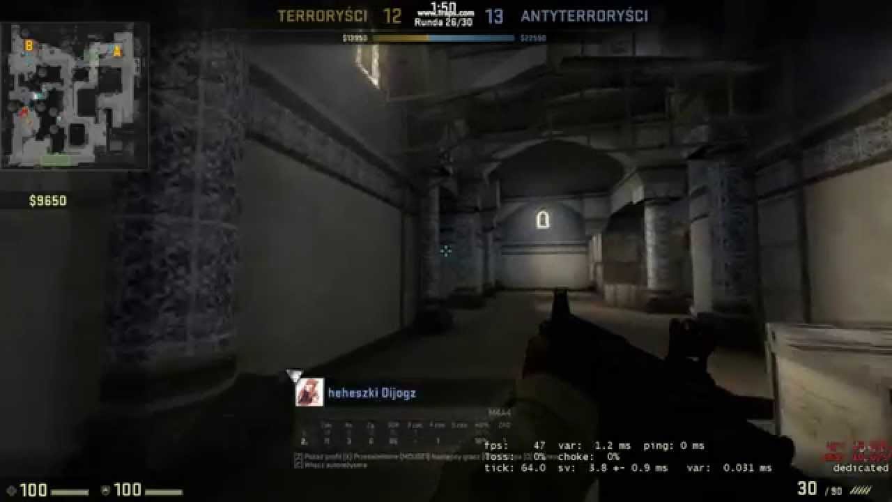 CS:GO de_dust2 @ M4A4 ACE spray - YouTube