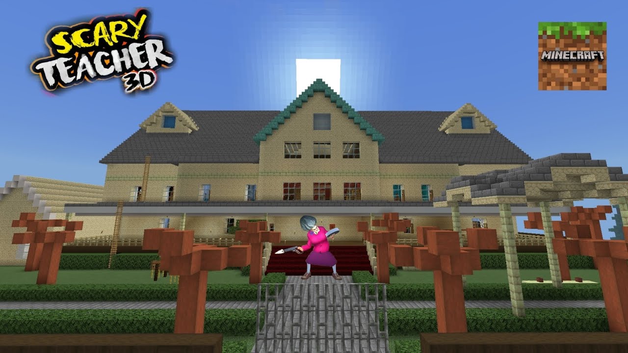 Scary Teacher 3d In Minecraft Gameplay - YouTube