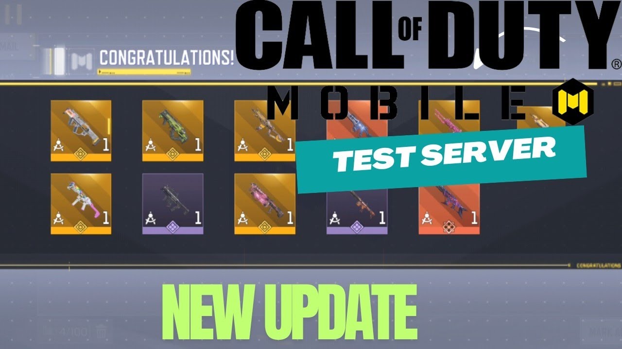 CODM Test Server Update #codm #codmobile #callofdutymobile - YouTube