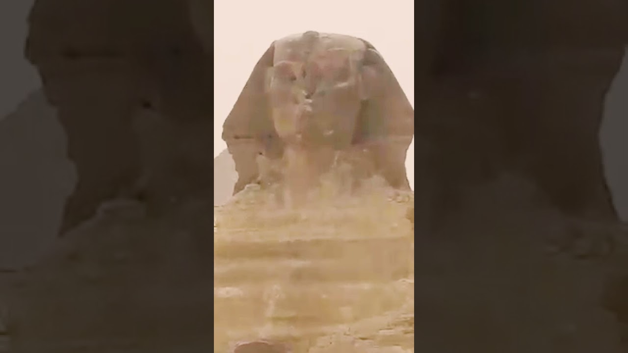 Sphinx eyes closed @Papyrus Museum - YouTube