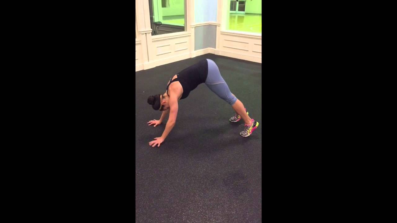Down Dog Push-Ups - YouTube