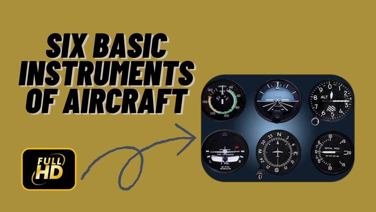 6 BASIC INSTRUMENTS of Aircraft - Winged Adventure - YouTube