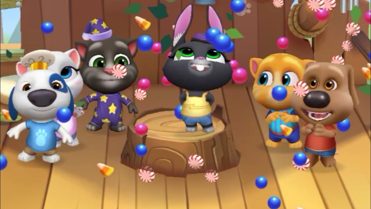 my talking tom friends game play video my talking tom friends gameplay ...