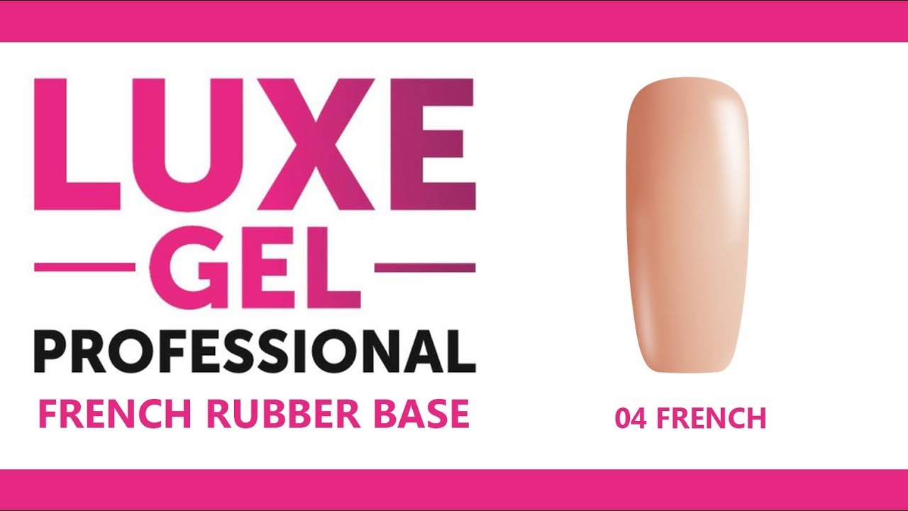 FRENCH RUBBER BASE 004 SWATCH - LUXE GEL PROFESSIONAL - - YouTube