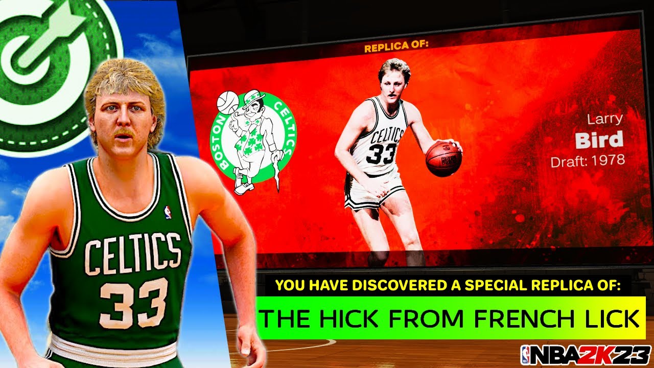 Unlock 'The Hick From French Lick' Larry Bird Replica Build on NBA 2k23 ...