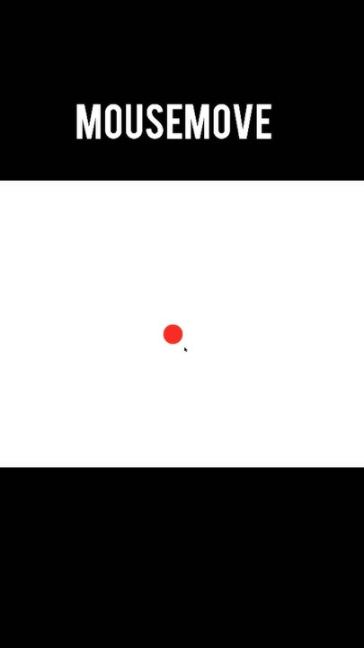 Mousemove🖲️ Event in Javascript | #html #javascript #webdevelopment #shorts - YouTube