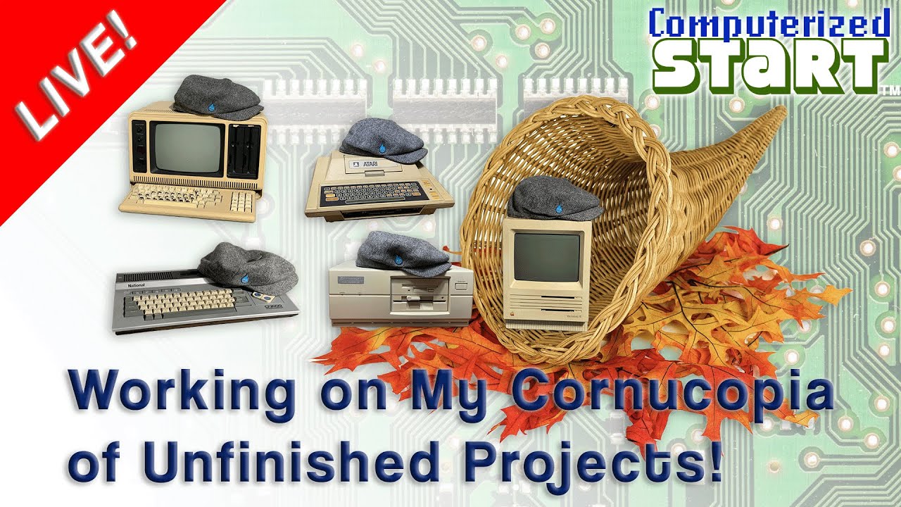 Working on My "Cornucopia" of Unfinished Retro Computer Projects ...