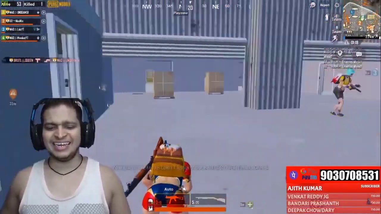 Unq gamer v/s beautiful girl gamer queen milletery base fight 🐔🐔🐔🐔 ...