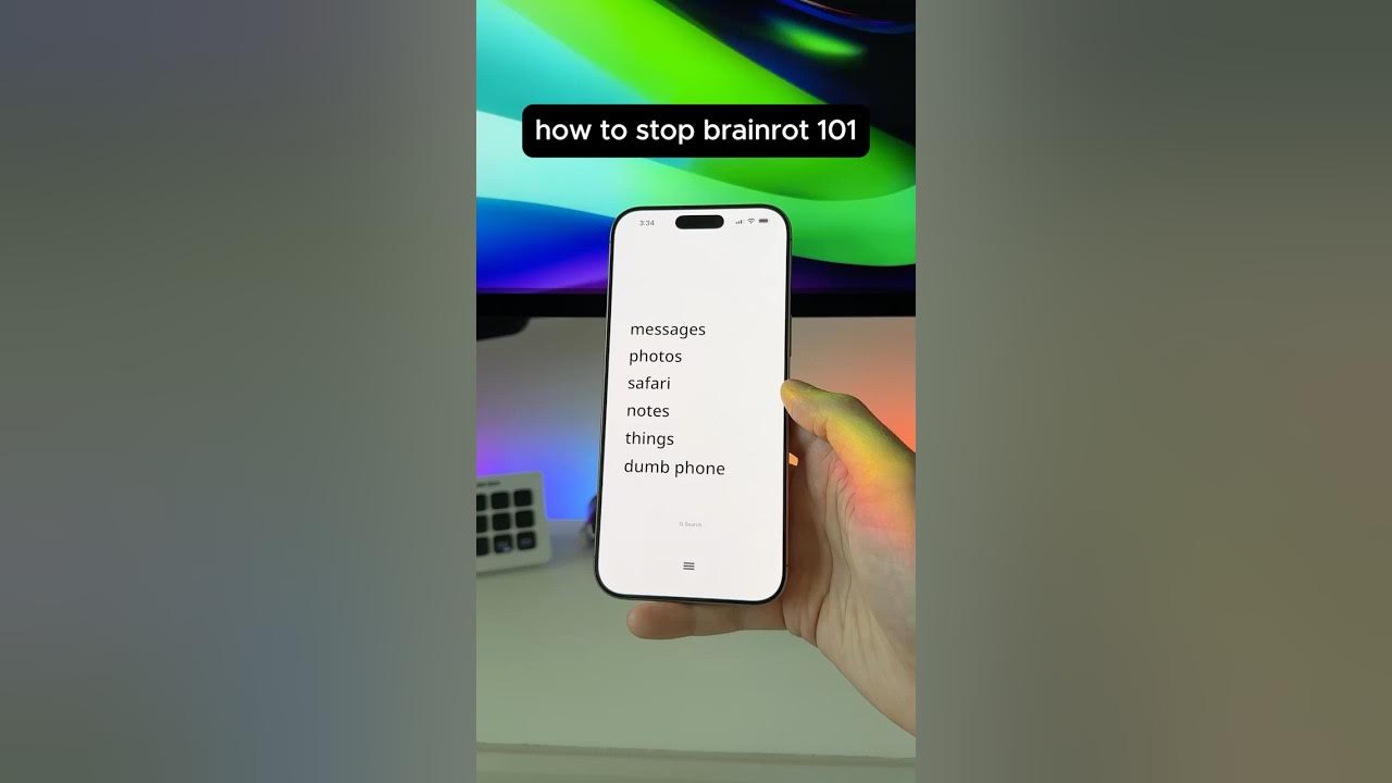 how to stop brainrot 101 with the Dumb Phone app 💪 #brainrot # ...