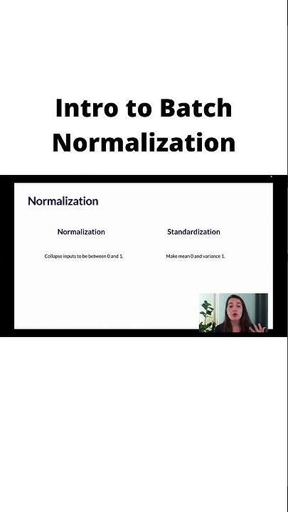 Intro to Batch Normalization Part 2 - YouTube