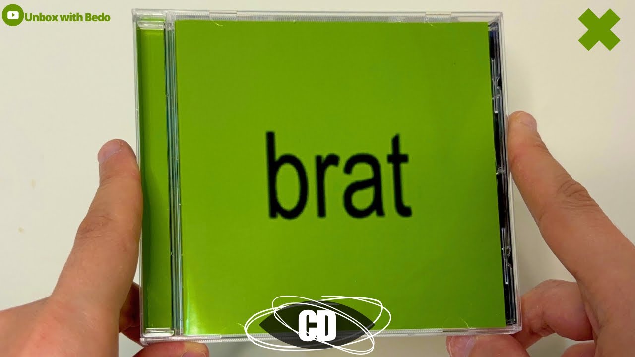 Charli XCX "Brat" CD UNBOXING - YouTube