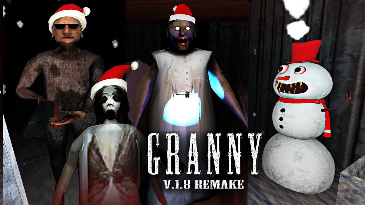Granny Remake（v1.8）:The new Christmas Season Coming New Weapon Extreme ...