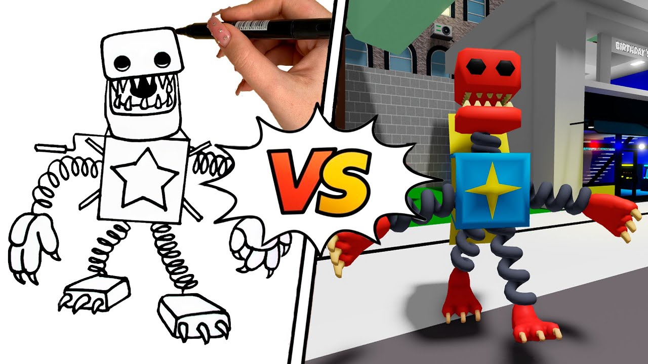 How to draw BOXY BOO - From roblox - YouTube