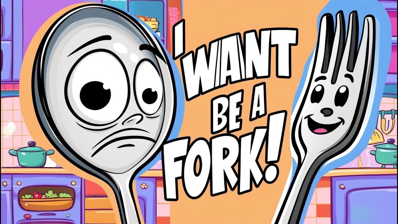 The Spoon Who Wanted to Be a Fork | Funny Story About Being Yourself ...