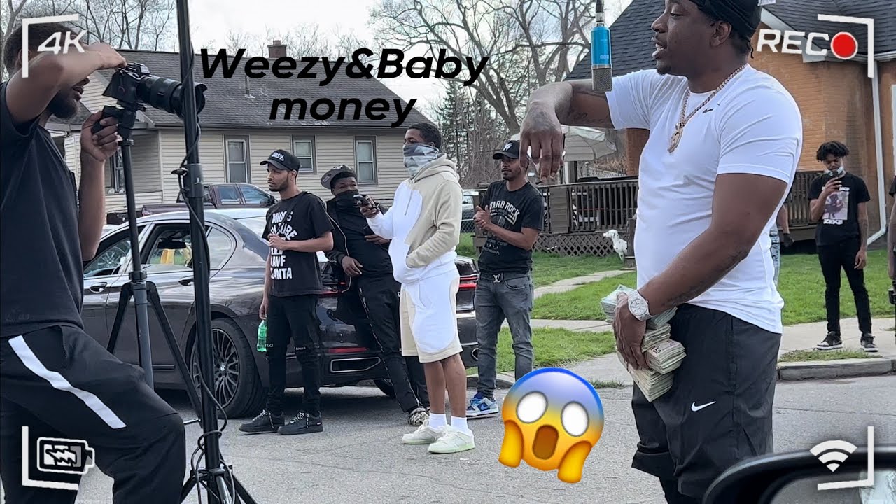 I WAS IN RAPPER WEEZY FT BABY MONEY MUSIC VIDEO COLDEST SHOOT🤯 - YouTube