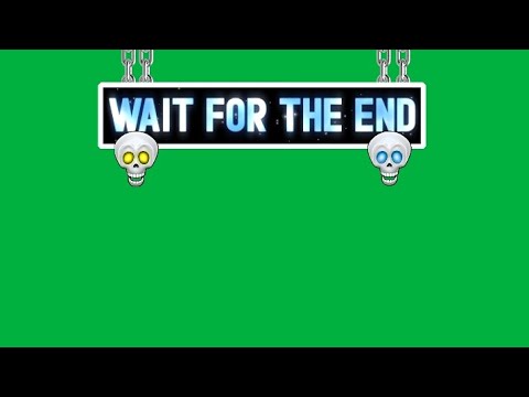 Amazing Wait For End Animation | 10 Sec Green Screen Effects 🌈✨