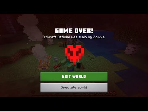 Minecraft Tapi Darah Cuma 1 ️ - YouTube