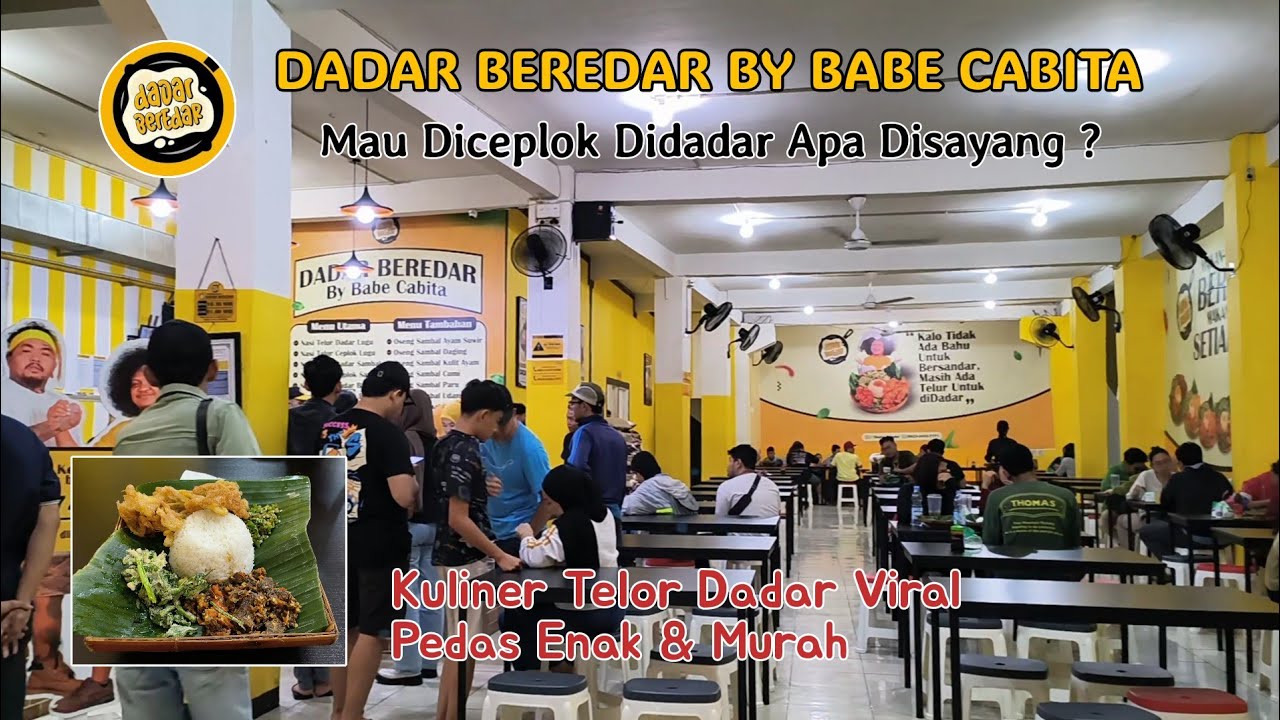 Dadar Beredar By Babe Cabita || Kuliner telur dadar yang viral di Depok ...