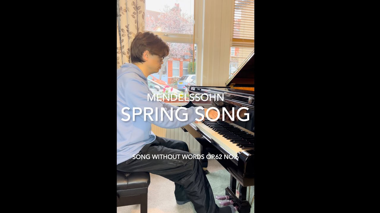 Mendelssohn : Song Without Words, Op.62 no.6, Spring Song - YouTube