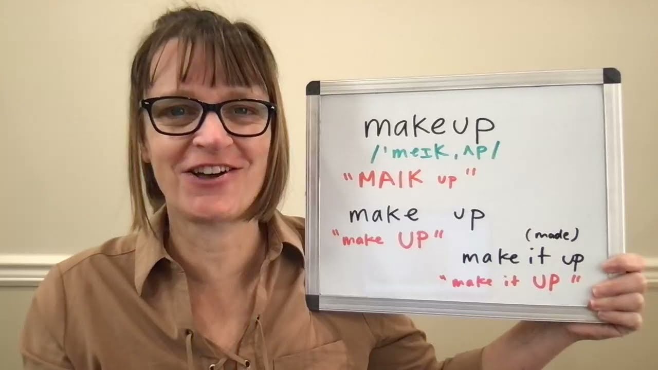 How to Pronounce Makeup and Make Up - YouTube
