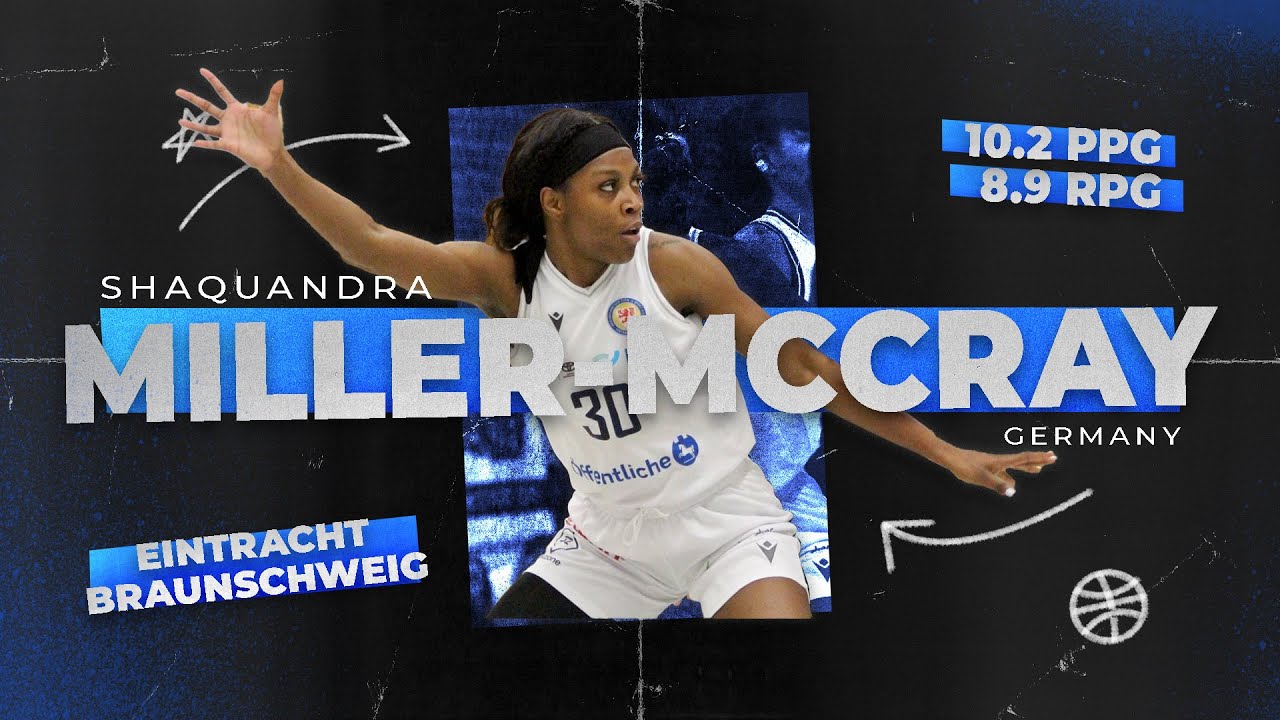 Shaquanda Miller-McCray (6'3 F/C)--15 points, 17 rebounds vs Jena - YouTube