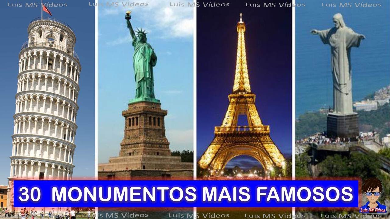 30 mais incríveis MONUMENTOS FAMOSOS do mundo - YouTube