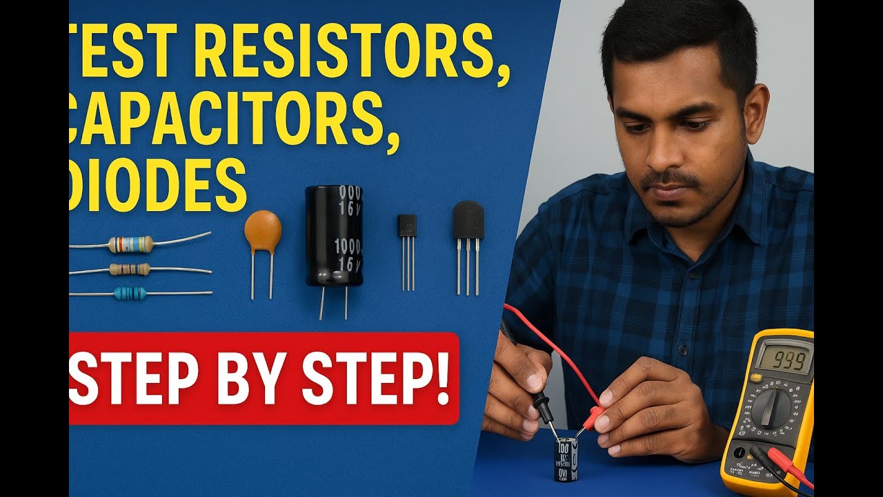 How to Identify & Test Basic Electronic Components with a Multimeter ...