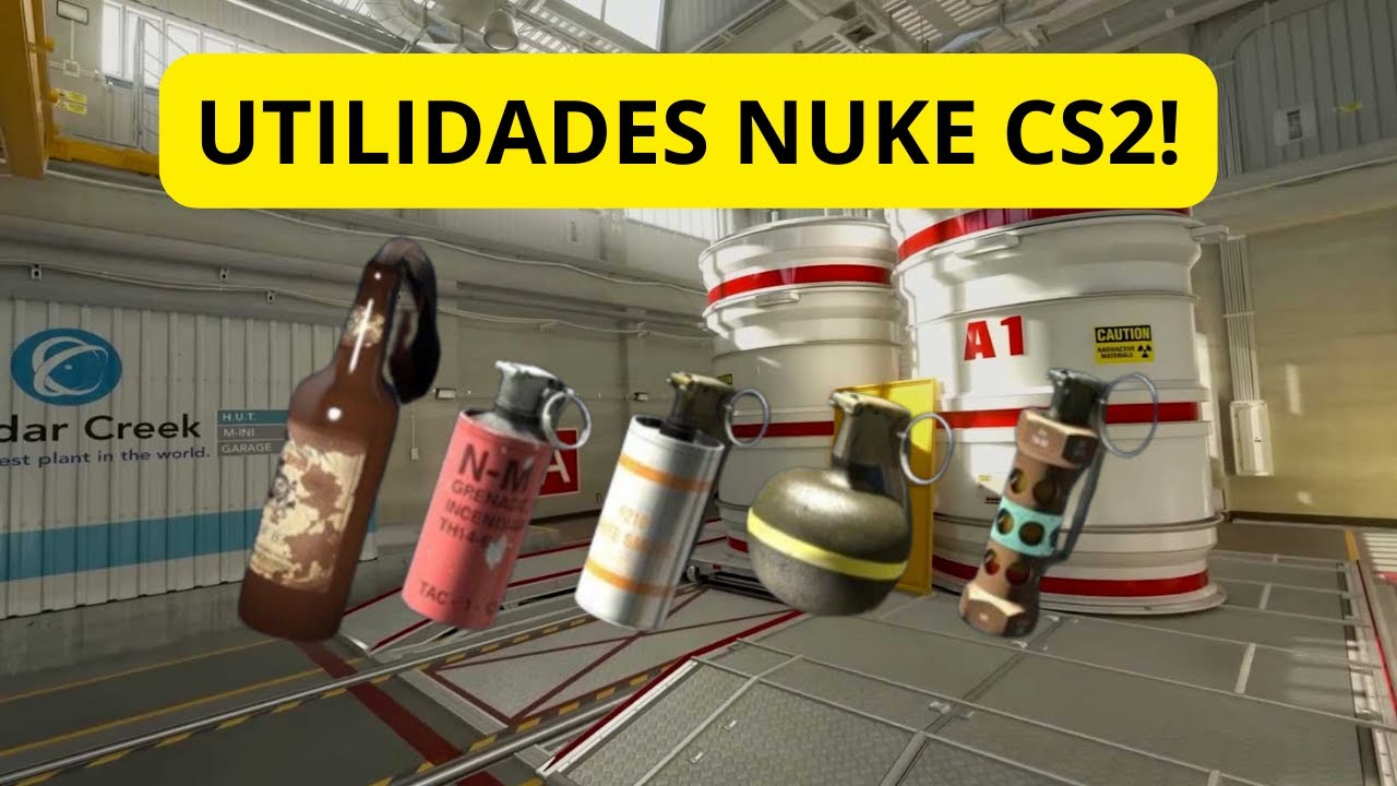 TODAS las UTILIDADADES para NUKE en Counter Strike 2 - CS2 NUKE NADES ...