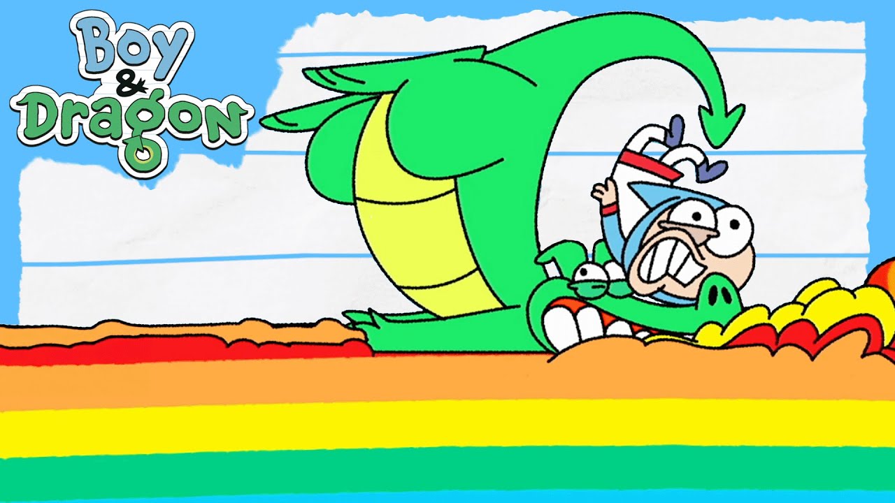 CRASH LANDING | Cartoons for Kids | Boy & Dragon Full Episodes 2024 ...