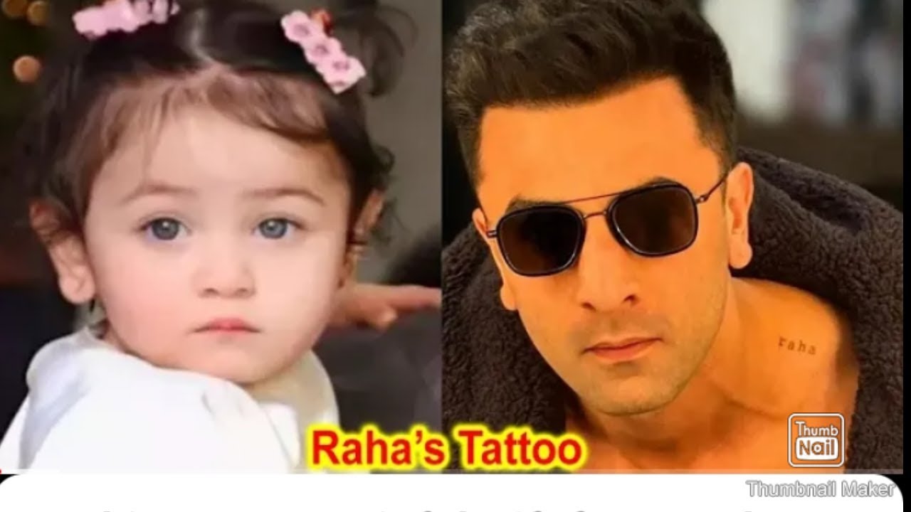 Ranbir Kapoor Make Tattoo Of His Daughter Raha Kapoor On His Neck - YouTube